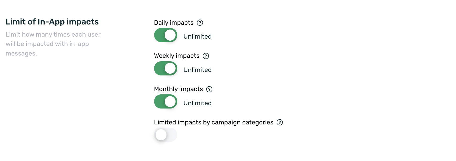 Saturation control | EMMA